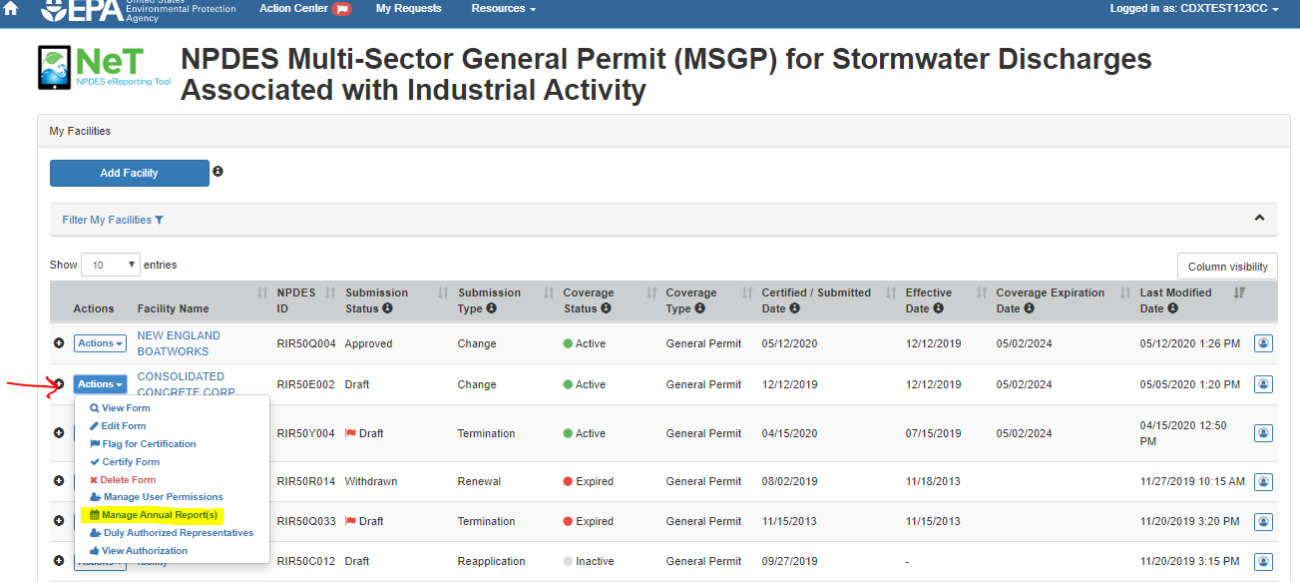 RIPDES Electronic Reporting: NetMSGP | Rhode Island Department of ...