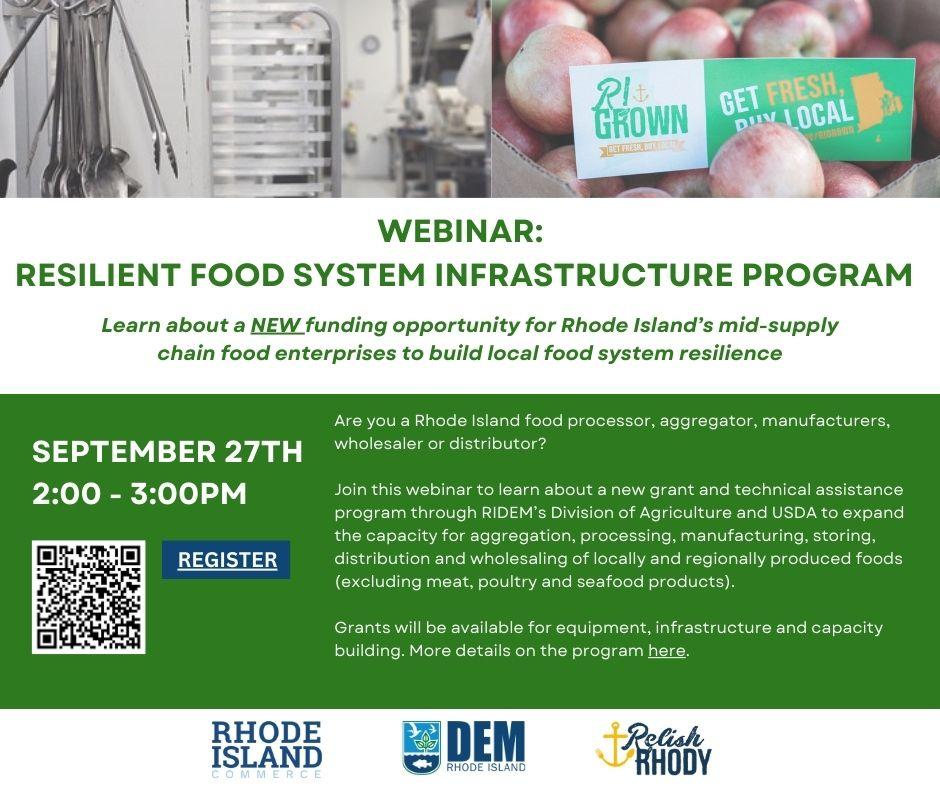 Resilient Food Systems Infrastructure Program (RFSI) | Rhode Island ...