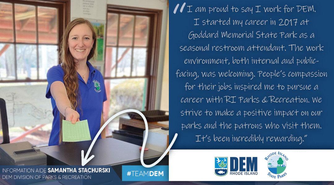 Seasonal Employment | Rhode Island Department of Environmental Management